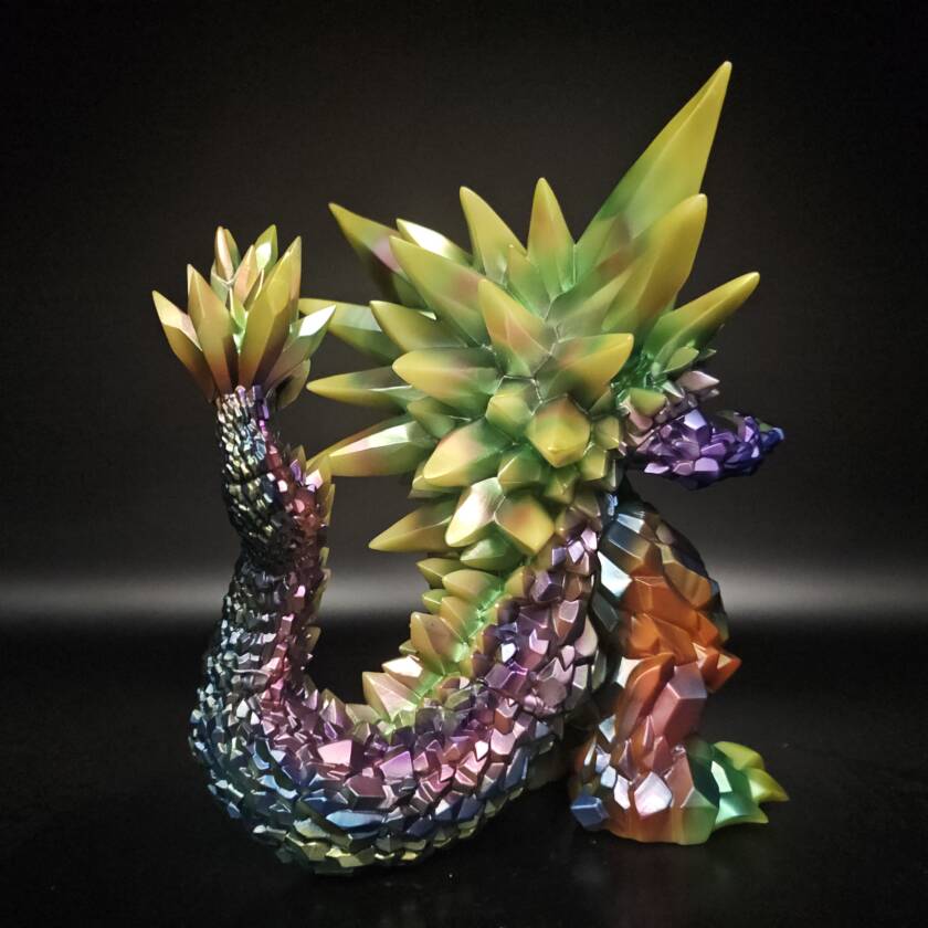 Crystalah #36 Colourway: Refraction Super Glow! | Akametenshi